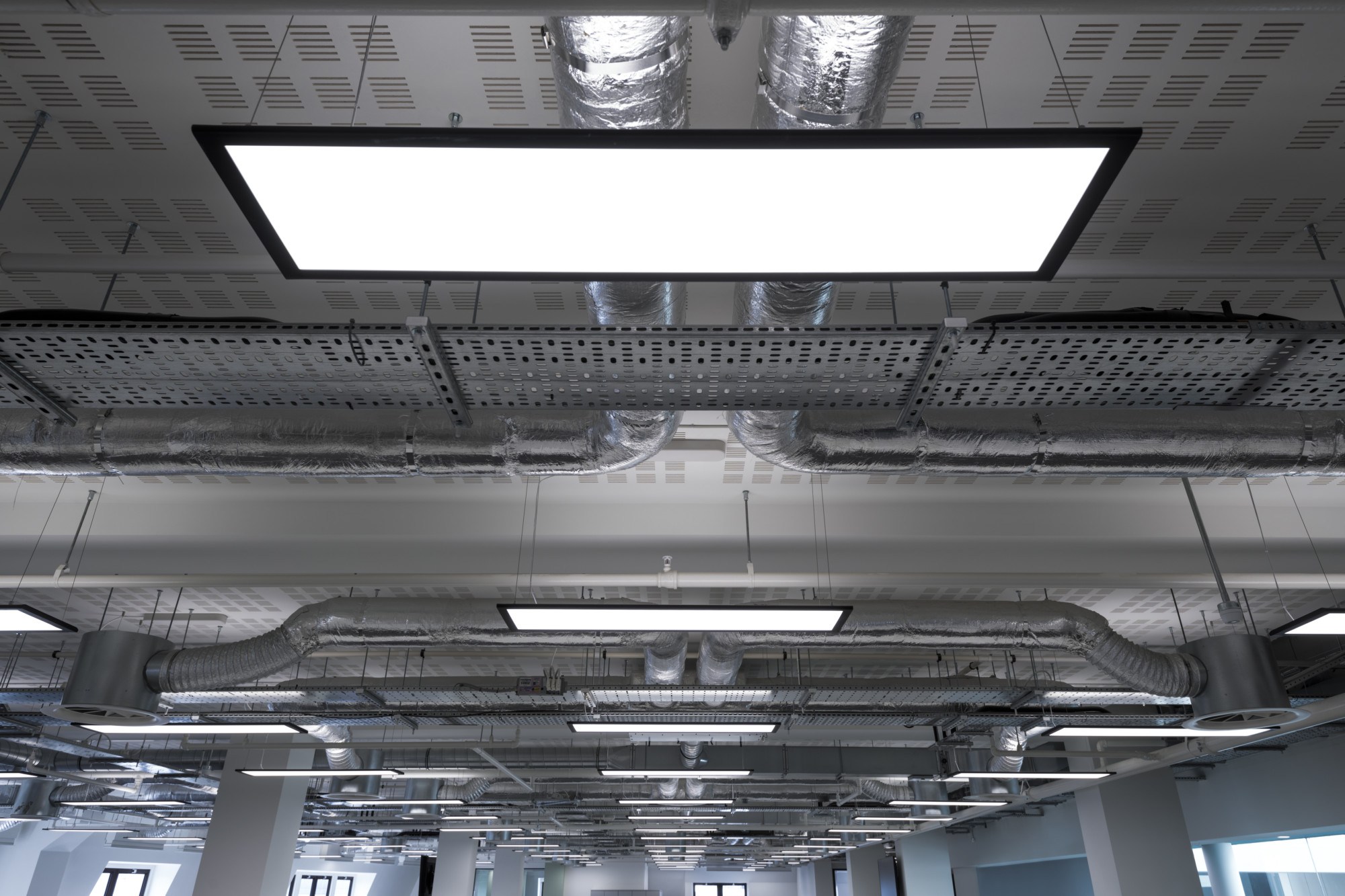Blade - UGR19 Direct and Indirect Panel Luminaire - Casambi
